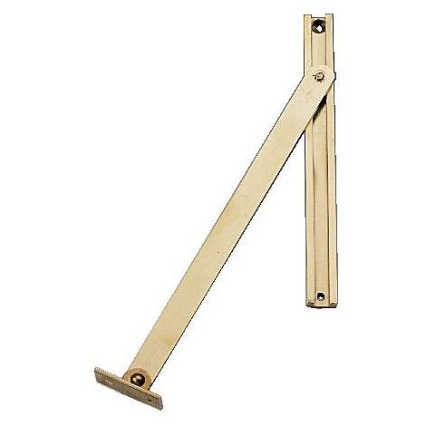 Compas - Coulisseaux verticaux - laiton poli longueur 200 mm - A LENNE