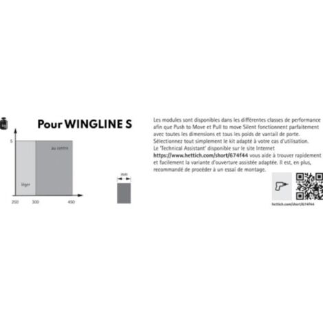 Kit pour ferrure de portes pliantes Wing Line S - Classic et Pull to ...