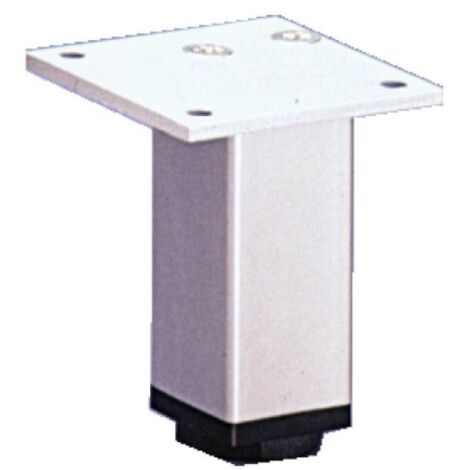 PIED ALU 30X30 H120 ARG ANOD - HETTICH