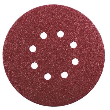 Abrasifs auto-agrippants 8 trous grain 100 à oxyde d'aluminium VSM x50 ...