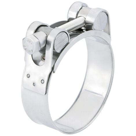 Colliers de serrage à tourillons inox A4 largeur 20mm serrage 60-63mm ...
