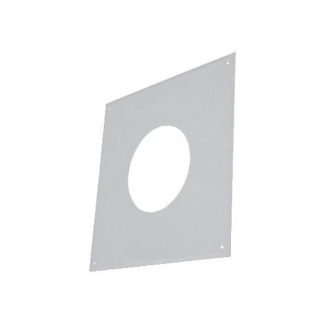 Plaque murale blanc intérieure Isoten + joint d.200 ext. - TEN