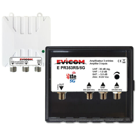 Kit préamplificateur UHF + satellite