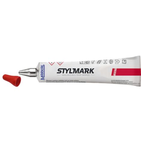 Marqueur bille STYLMARK® 3 mm tube 50 ml sans xylène - rouge - MARKAL