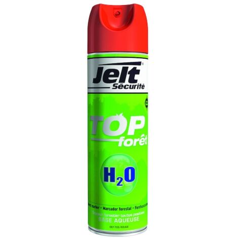 Traceur de chantier forestier TOP H2O - rouge - 500 mL - JELT