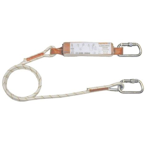 Longe antichute à absorbeur d'énergie Protecta® Sanchoc™ - 2 m - PROTECTA