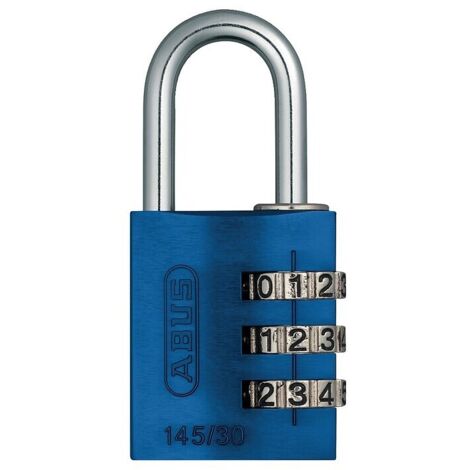 Cadenas à code de couleur Ancre - 4 molettes - Rouge - ABUS FRANCE