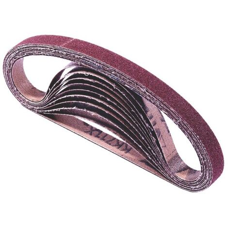 Abrasifs en bandes courtes et étroites toile KK711X 9x533 mm grain 80 ...