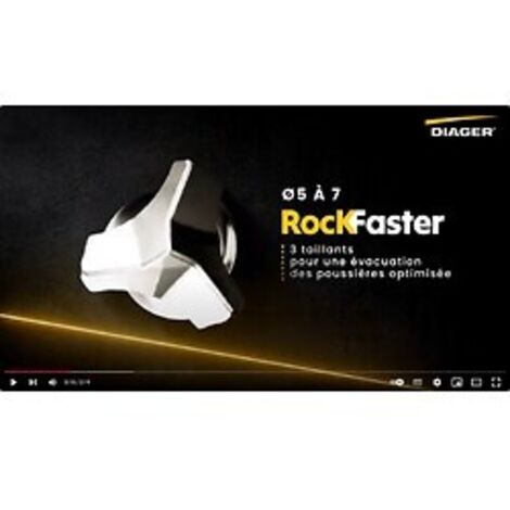 Foret béton carbure Rockfaster SDS+ type 118D. diamètre 14 mm. longueur ...