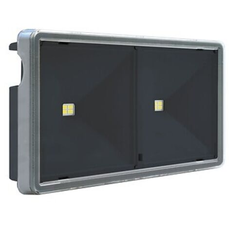 BAES Evacuation 136 lm SATI BLOC.TECH ONE E1S. IP44 IK08. Noir - BLOC.TECH