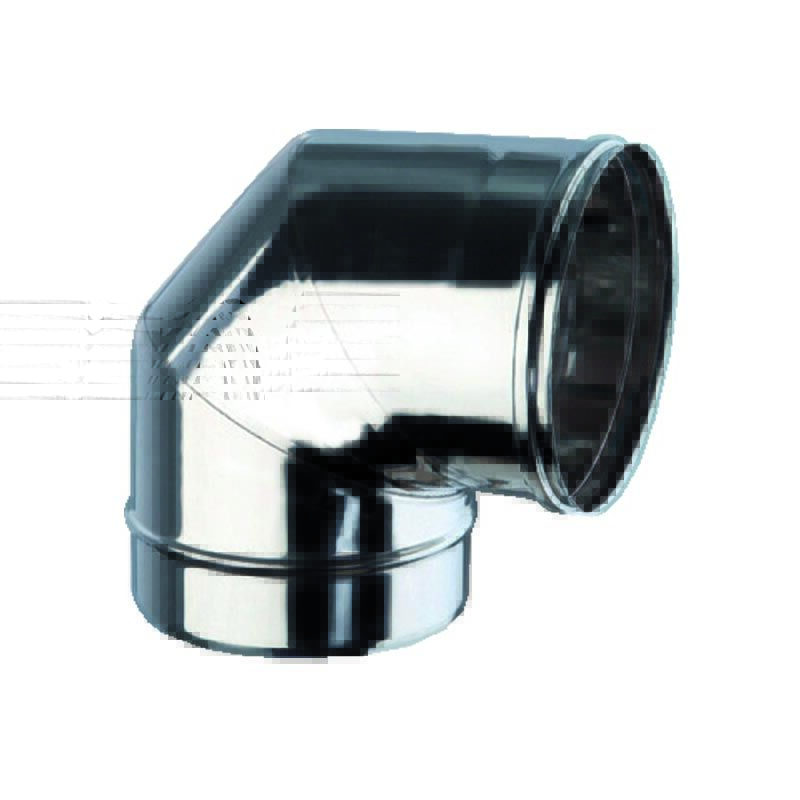 Curva 90 gradi inox diam 100
