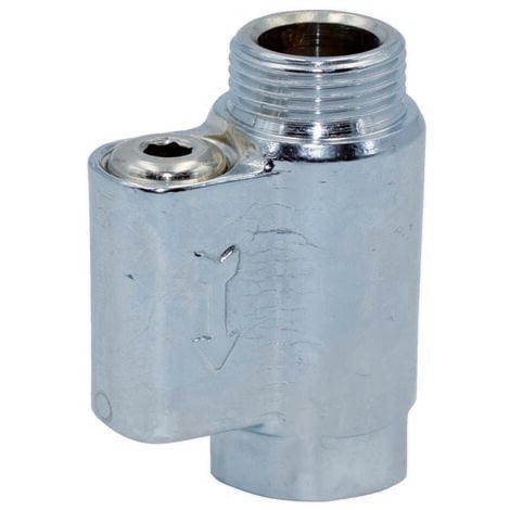 Valvola di sicurezza da 1/2"mf cromata
