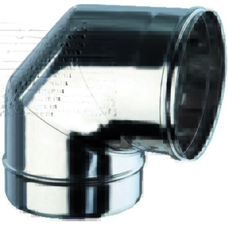 Curva 90 gradi inox diam 80