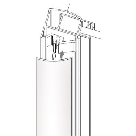 Lofty – Profilo Copri Fissaggio per Cabine Doccia