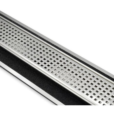 Canalette inox style linea luxury - square 1 canaletta luxury ret. l ...