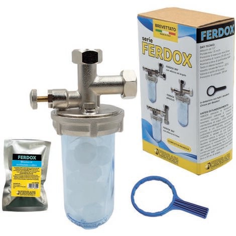 Dosatore Proporzionale di Polifosfati a Sfere con By Pass FERDOX – Angolo Fisso