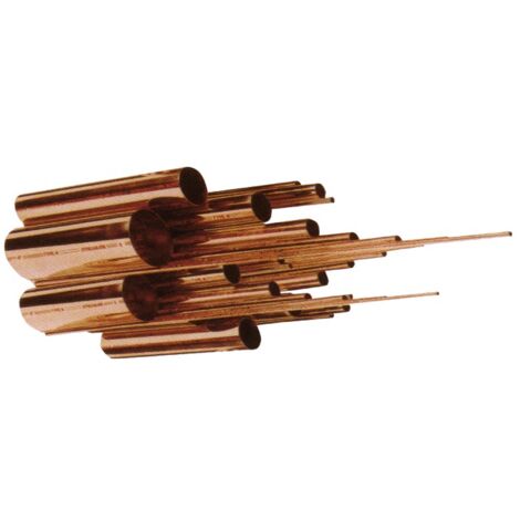 Tubo rame in barre da 5 metri tubo rame in barre 5 mt - 1" sp.1 mm (25 ...