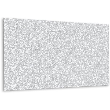 Lambris PVC autocollant pour habillage mural effet mosaique grise ...