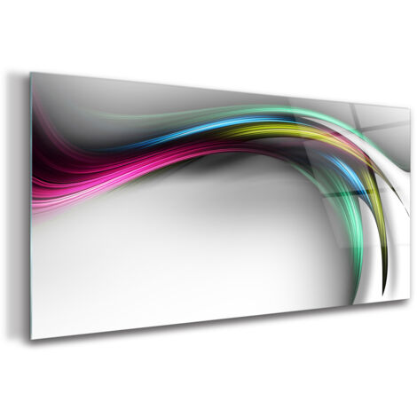 Tableau sur verre – 100 x 50 cm - Tableau mural décoratif - Verre ...