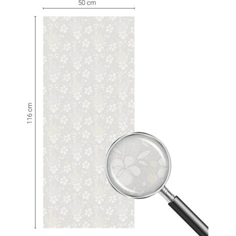 Film Dépoli pour Fenêtre 50x116 cm Vitrail Collés sur le Verre ...