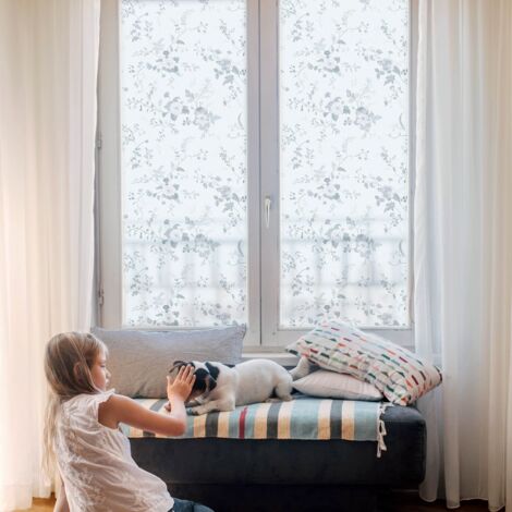 Anti Regard Film pour Vitre 50x100 cm Vitrail Collés sur le Verre ...