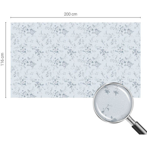 Anti Regard Film pour Vitre 200x116 Collés sur le Verre Adhésif Vitrail ...