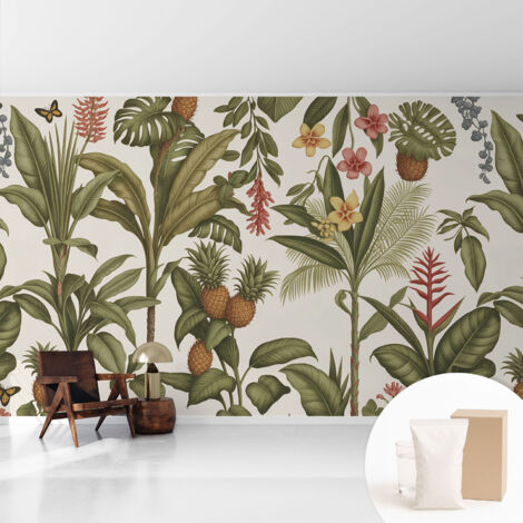 Papier peint intissé anti-déchirure pour masquer un mur abîmé 416x254 ...