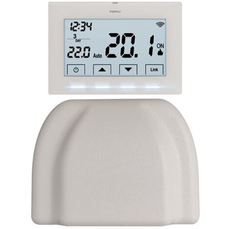 CRONOTERMOSTATO KIT WIRELESS PER CALDAIA CON SMARTBOX BIANCO - PERRY ELECTRIC 1TXCR028WIFIKIT