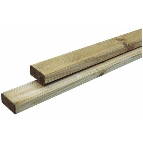 Lambourde bois en pin, L.240 x l.6 cm x Ep.28 mm