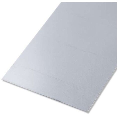 Tôle Acier Lisse Brut Gris L.25 X L.50 Cm Ep.0.75 Mm