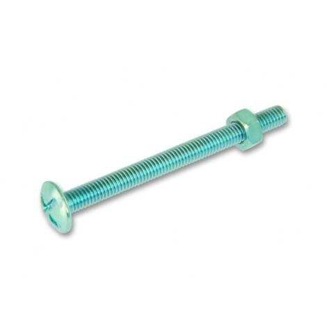 Vis métal acier tête ronde SUKI, Ø6 x L.80 mm, vente au poids