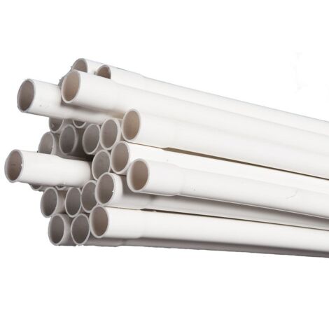 Tube tulipe IRL en pvc diam. 25 m 2 m 40 Blanc