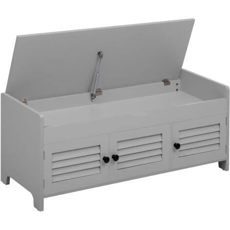 Banc à chaussures moderne avec siège, étagère à chaussures, commode ...
