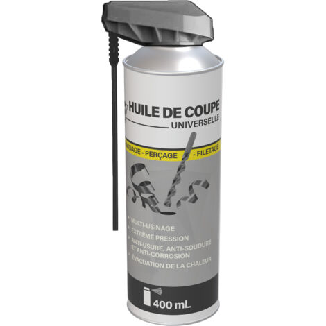 Méduze - Huile de coupe en aérosol 400mL - Universelle - Professionnelle