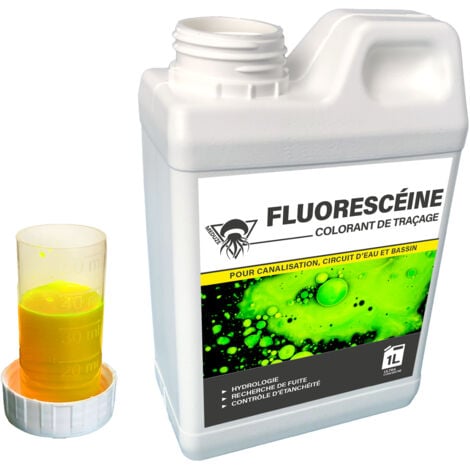 Méduze - Fluorescéine concentrée avec bouchon doseur 1L - Colorant ...