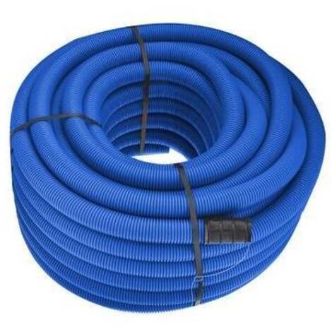 TUBO POLIETILENE CORRUGATO DOPPIA PARETE BLU