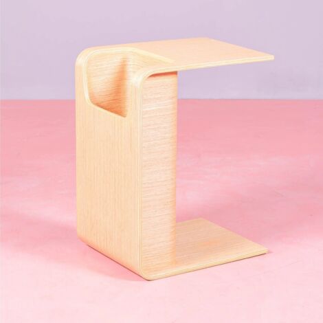 Nest Dream - Mesa auxiliar de diseño en madera - Liam - Fresno