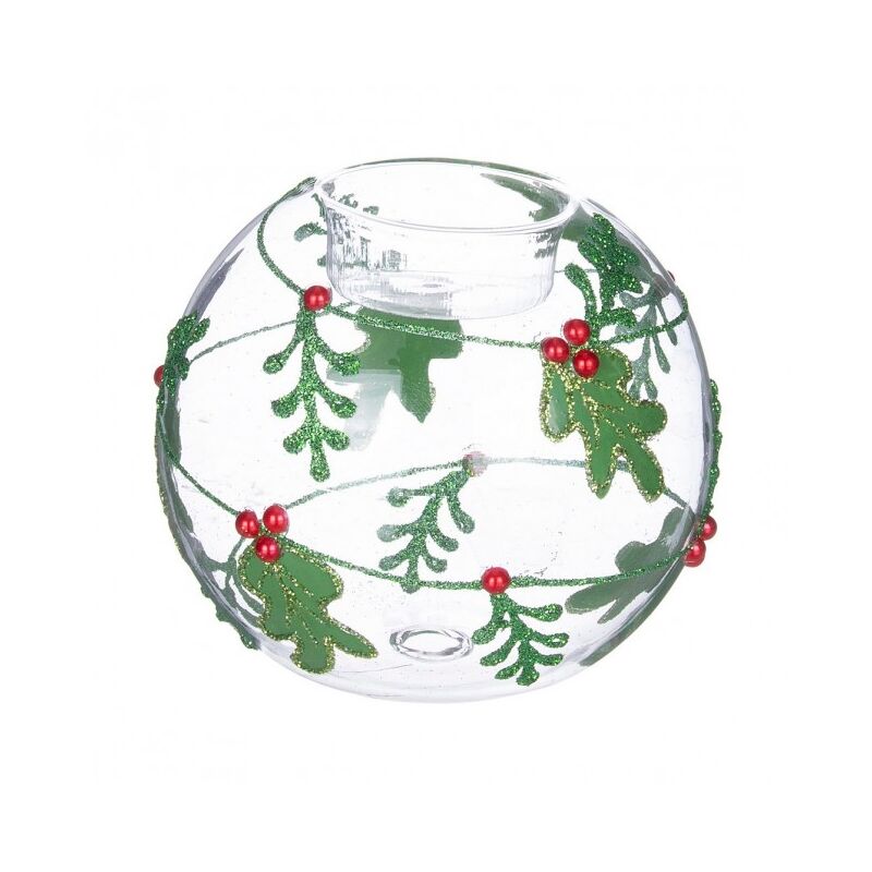 6x Bougie Votive Transparente aux Baies L