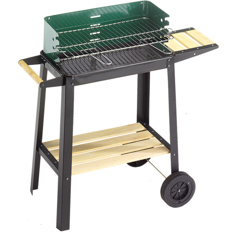 Barbecue '50-25 Vert/W' Cm. 50X25 - H. cm. 77