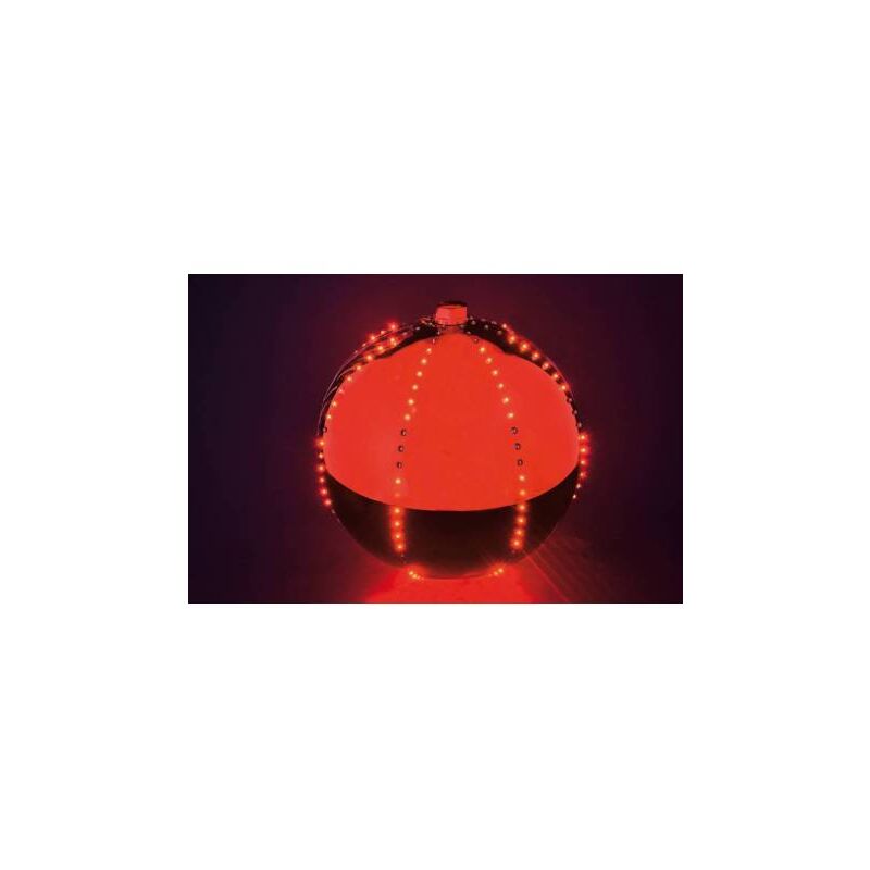 Sphère 240 LED rouge 30 cm