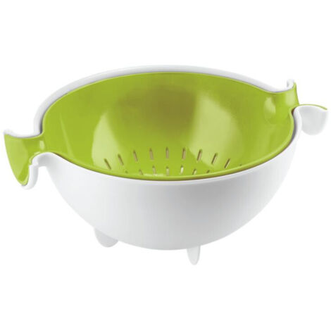 Guzzini Spin Drain Scolatutto : la passoire à essorer pratique en vert