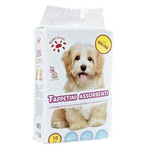 Set 10 Tapis Absorbants Pour Chiens Et Chats 60x90