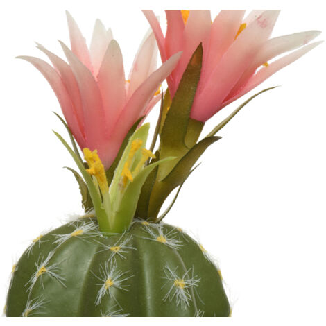 Faux cactus en pot 24cm pour verdir les pieces sombres sans lumiere ...