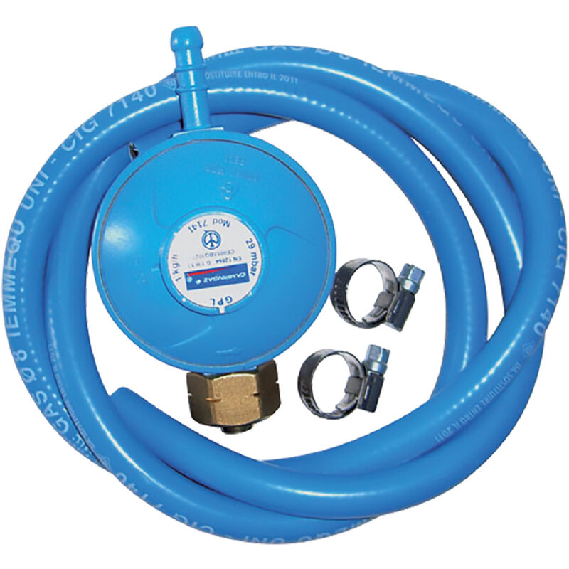 Regulator Kit + Schlauch + Schellen X Barbecue