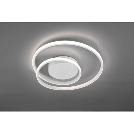 Zibal White Spiral Led Deckenleuchte 22W Dimmbar Ø39 cm Trio Lighting