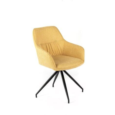 Eleganter und komfortabler Stoffstuhl 56cm x 56cm H. 87cm