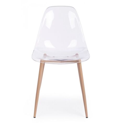 4x Mandy Transparenter Stuhl