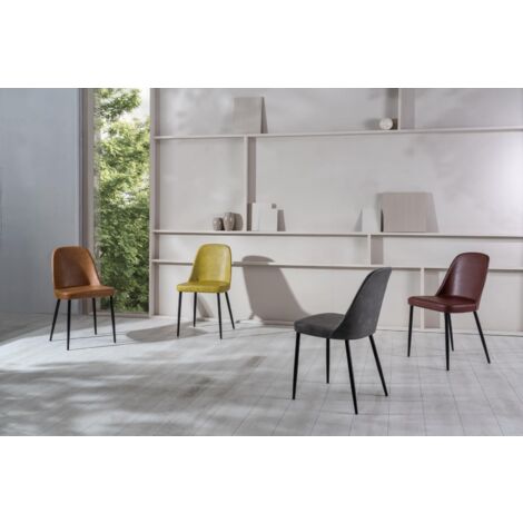 Eleganter und bequemer Stuhl in Soft-Touch 52cm x 45cm x 85cm