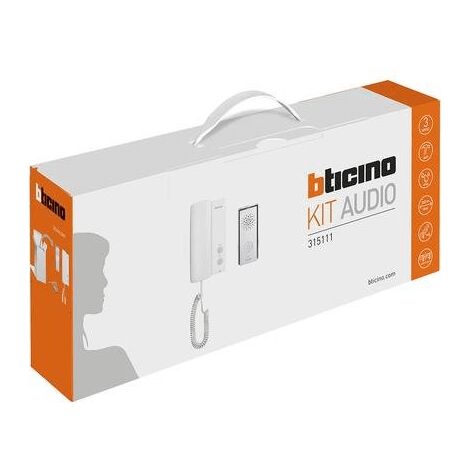 Bticino 315111 Intercom-Set mit 3 Einfamilienkabeln
