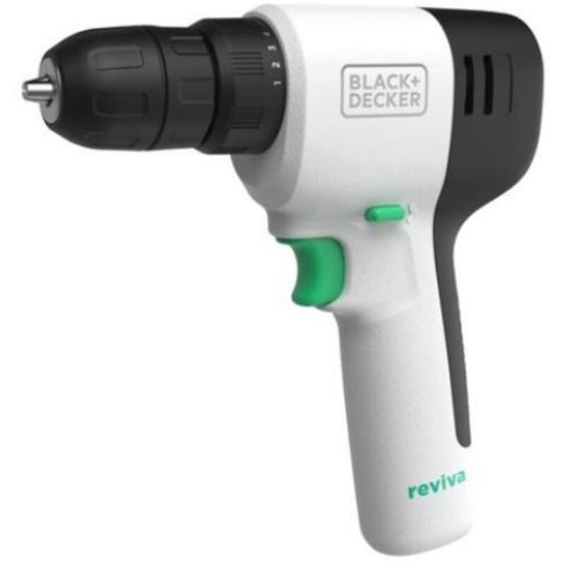 Taladro/destornillador/percusión Black & Decker Reviva con batería 12V